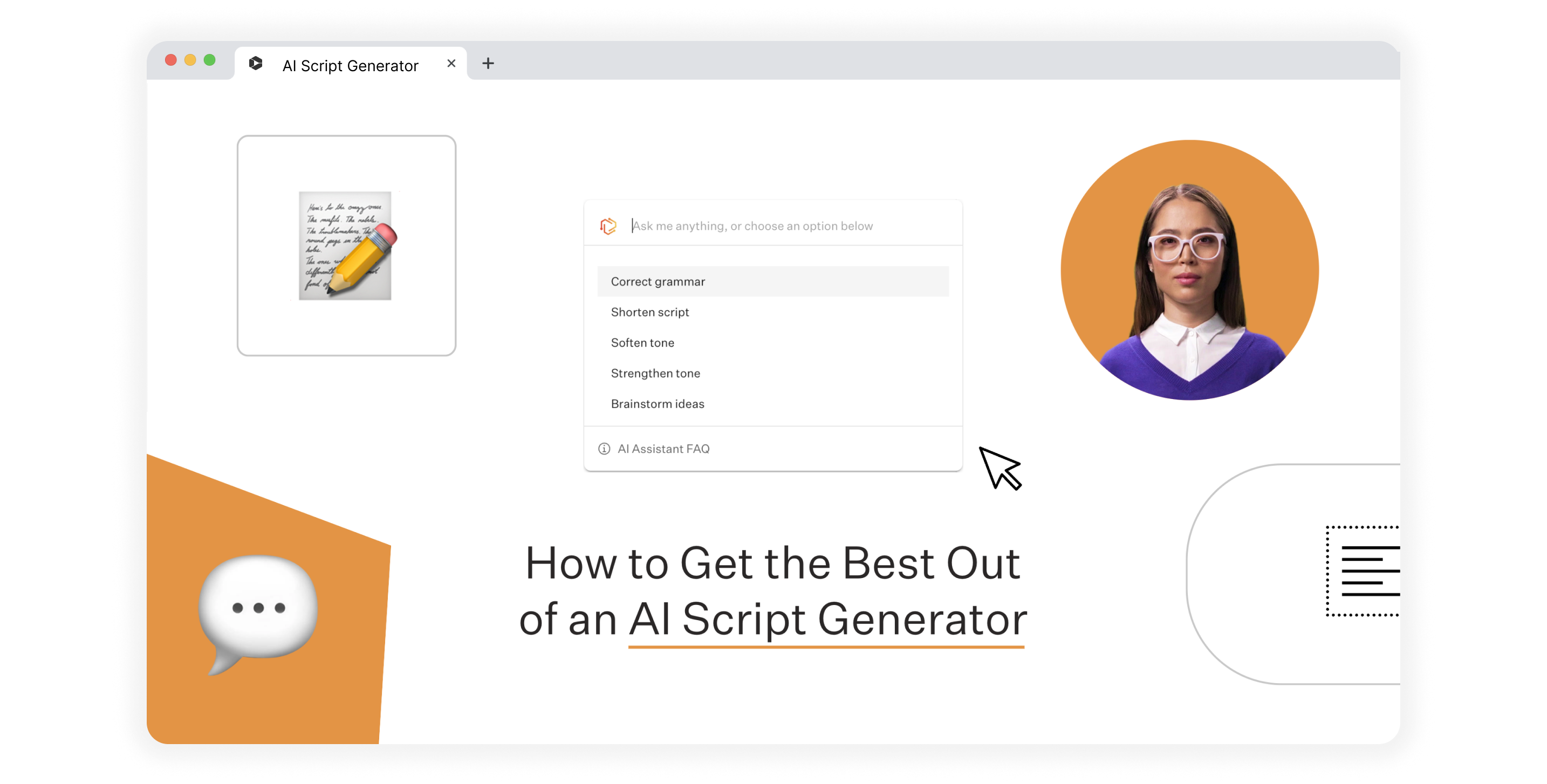 How to Get the Best Out of an AI Script Generator | Colossyan Creator